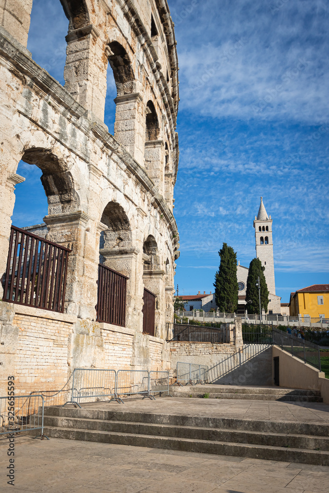 Pula Arena (Pulska Arena, Arena di Pola) - one of the largest preserved ...