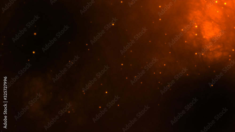 Blurry abstract background animation 3d render.Abstract of fog and ...