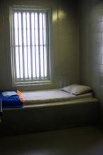 Display Of Prison Bed In Cell Free Stock Photo - Public Domain Pictures