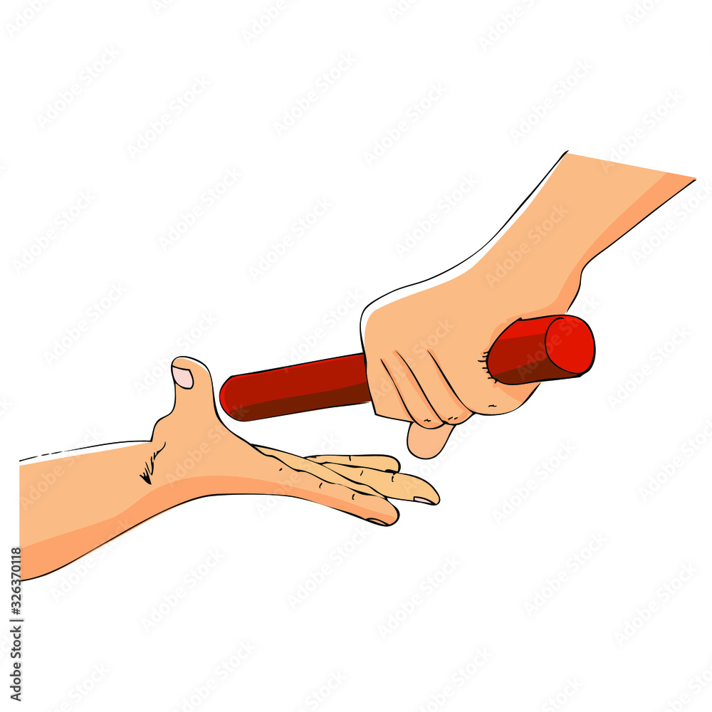 Simple Outline Manual Draw Conceptual Illustration, Senior offering ...