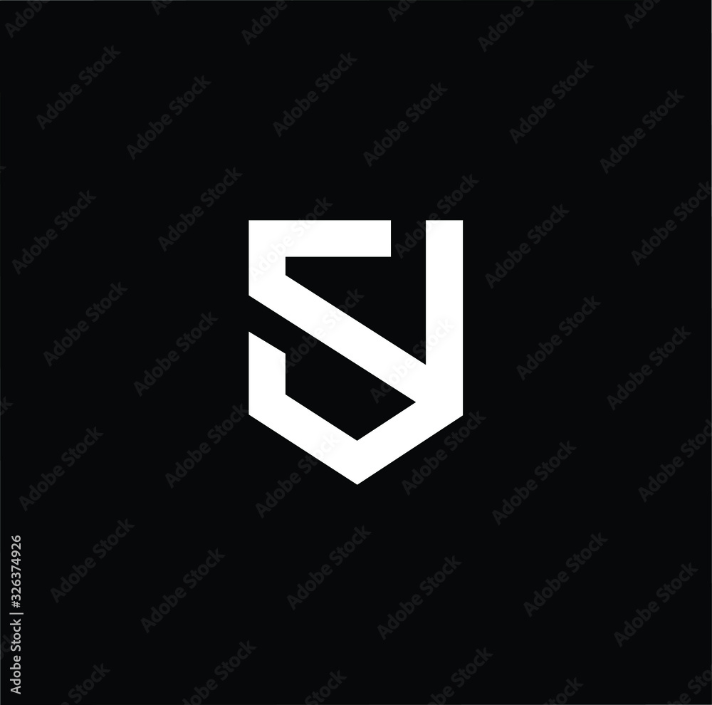Professional Innovative Initial SJ JS SV VS logo. Letter SJ JS SV VS ...