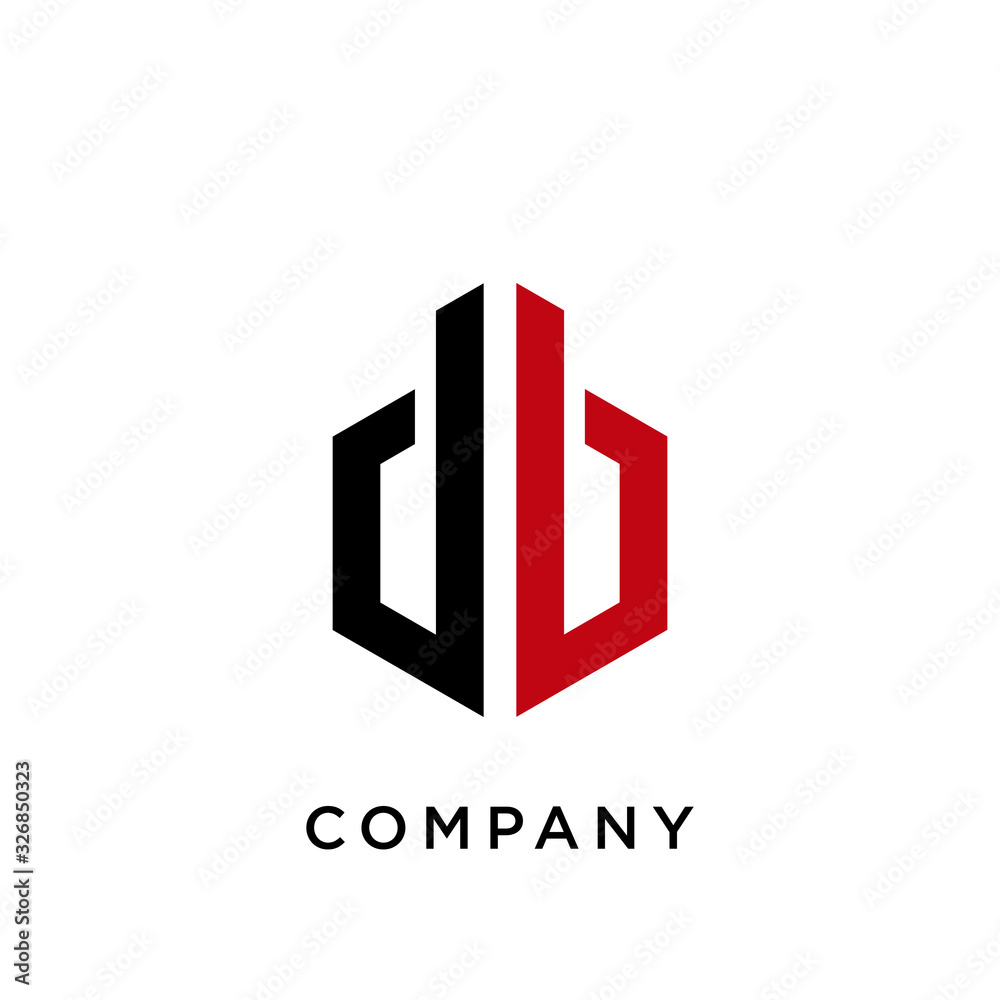 db logo design vector の Stock ベクター | Adobe Stock