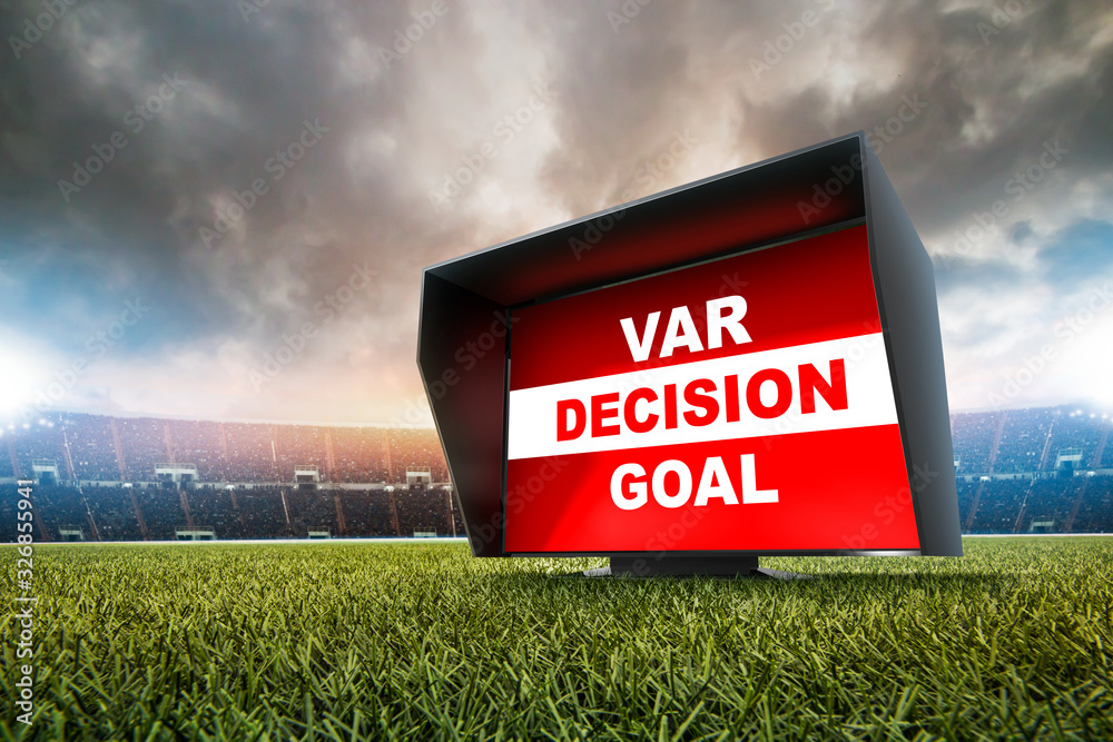 technology var decision Goal.The video assistant referee scene a match ...