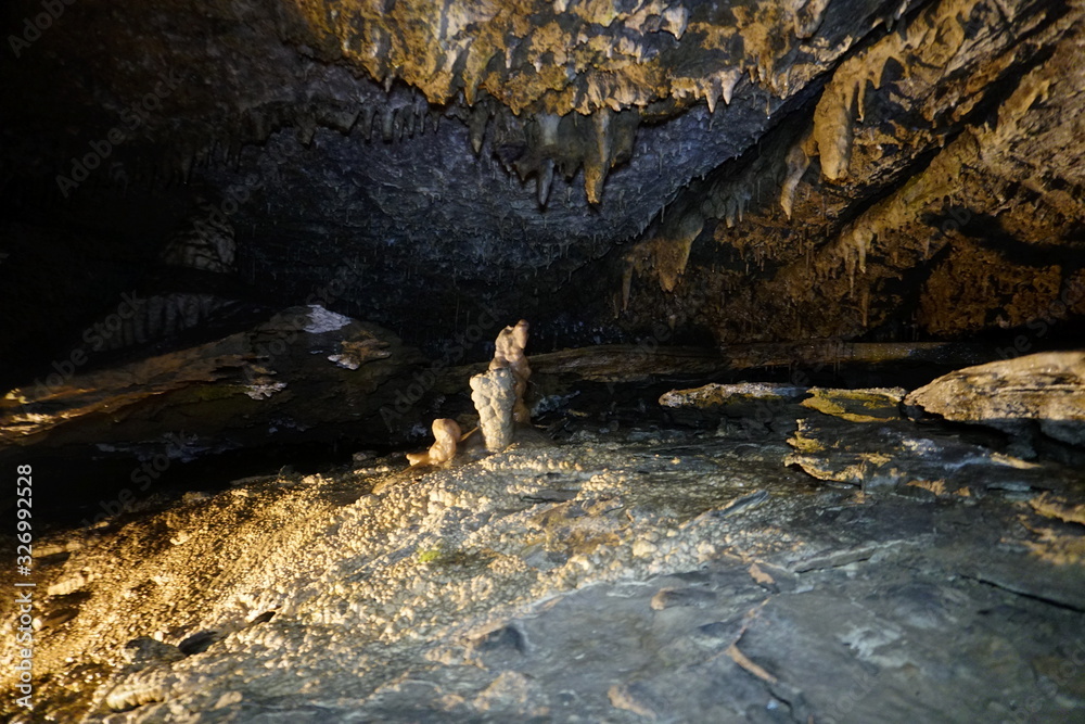 Stock-Foto „Demanova Cave of Freedom or Demänovská Cave of Liberty ...