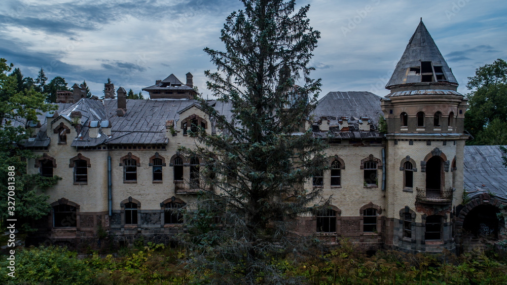 The magnificent and abandoned mansion of the merchant Eliseev, looks ...