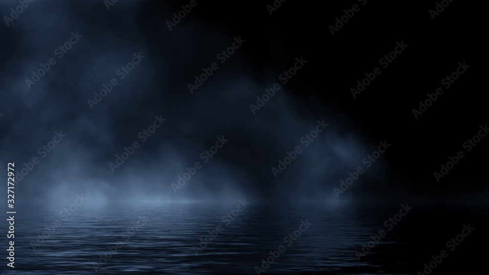 Fog and mist effect on black background. Smoke texture overlays. Design ...