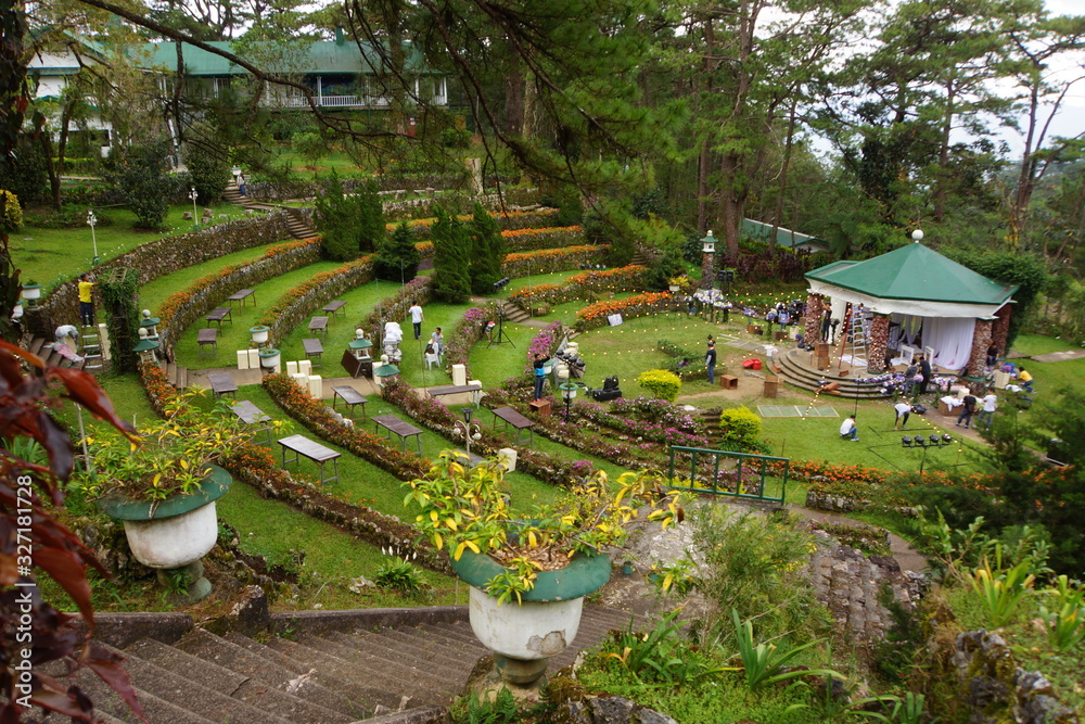bell amphitheater baguio Stock Photo | Adobe Stock