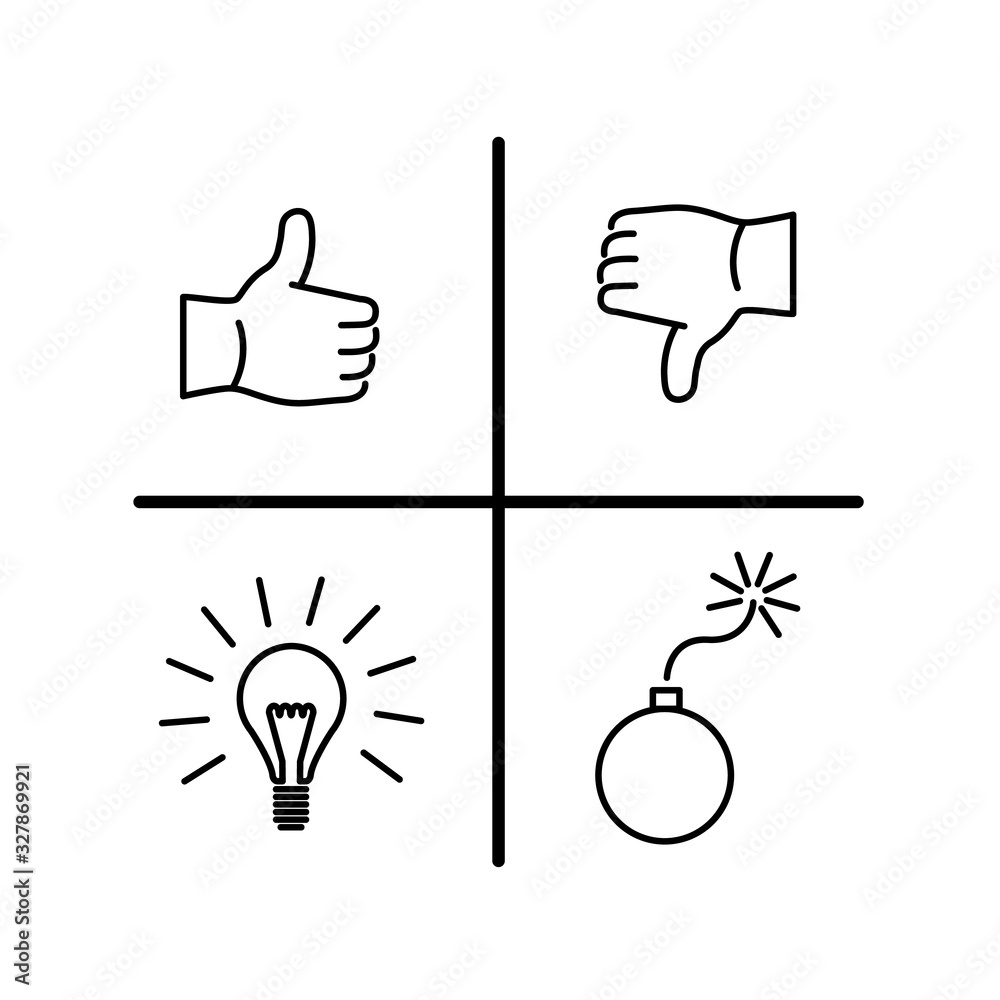 Conceptual vector swot analysis icon | modern flat design marketing and ...