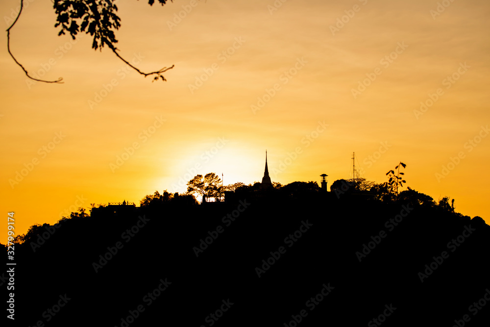 Khao Tang Guan, The top of the hill is a major ancient mountain, with ...