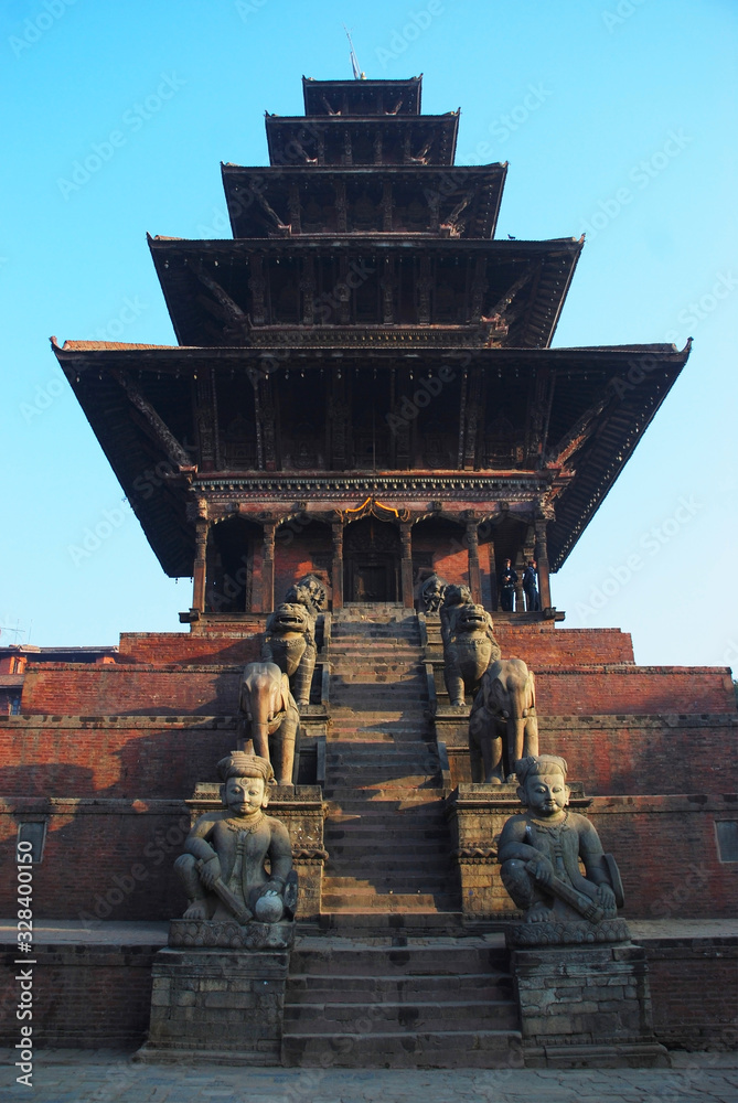 Nyatapola Temple is a 5-storeyed Hindu temple. Meaning is Five Storeys ...