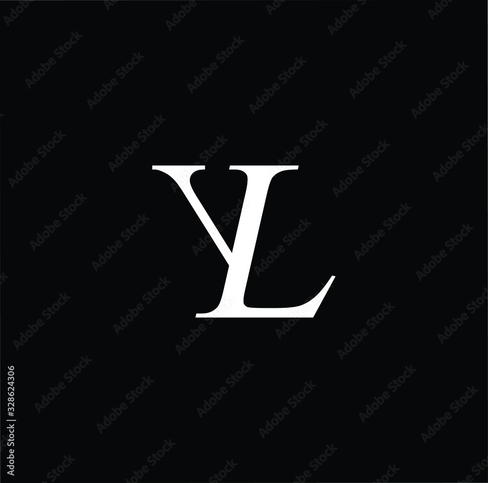 Initial based modern and minimal Logo. YL LY letter trendy fonts ...