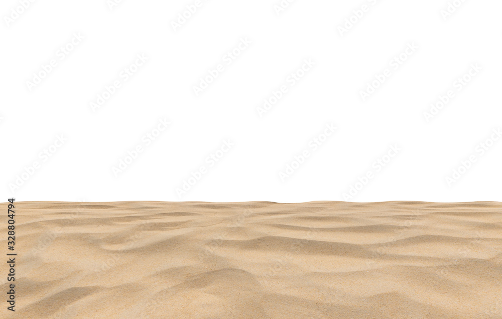 Beach sand texture Di-cut, On white background Stock Photo | Adobe Stock