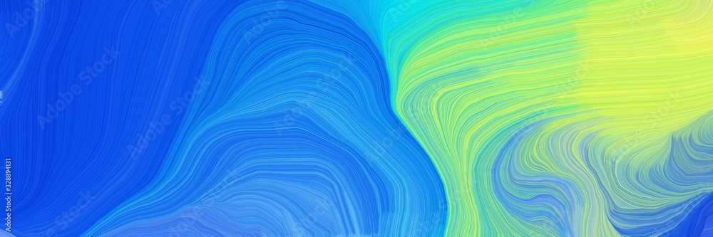 landscape orientation graphic with waves. modern soft swirl waves ...
