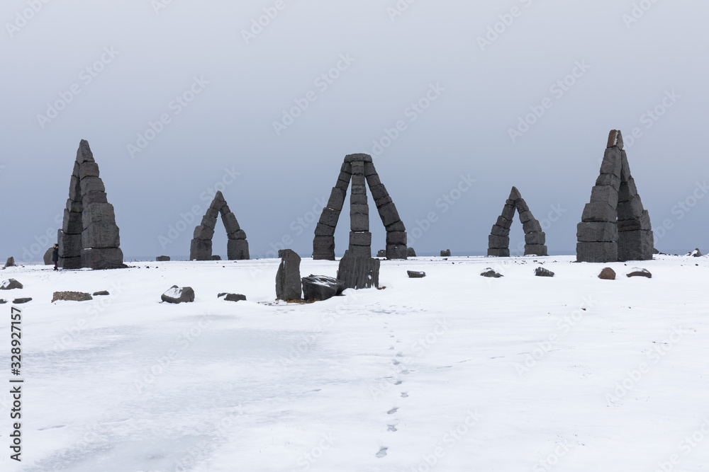 Photo Stock Iceland's famous landmark, amazing tourist site, a ...
