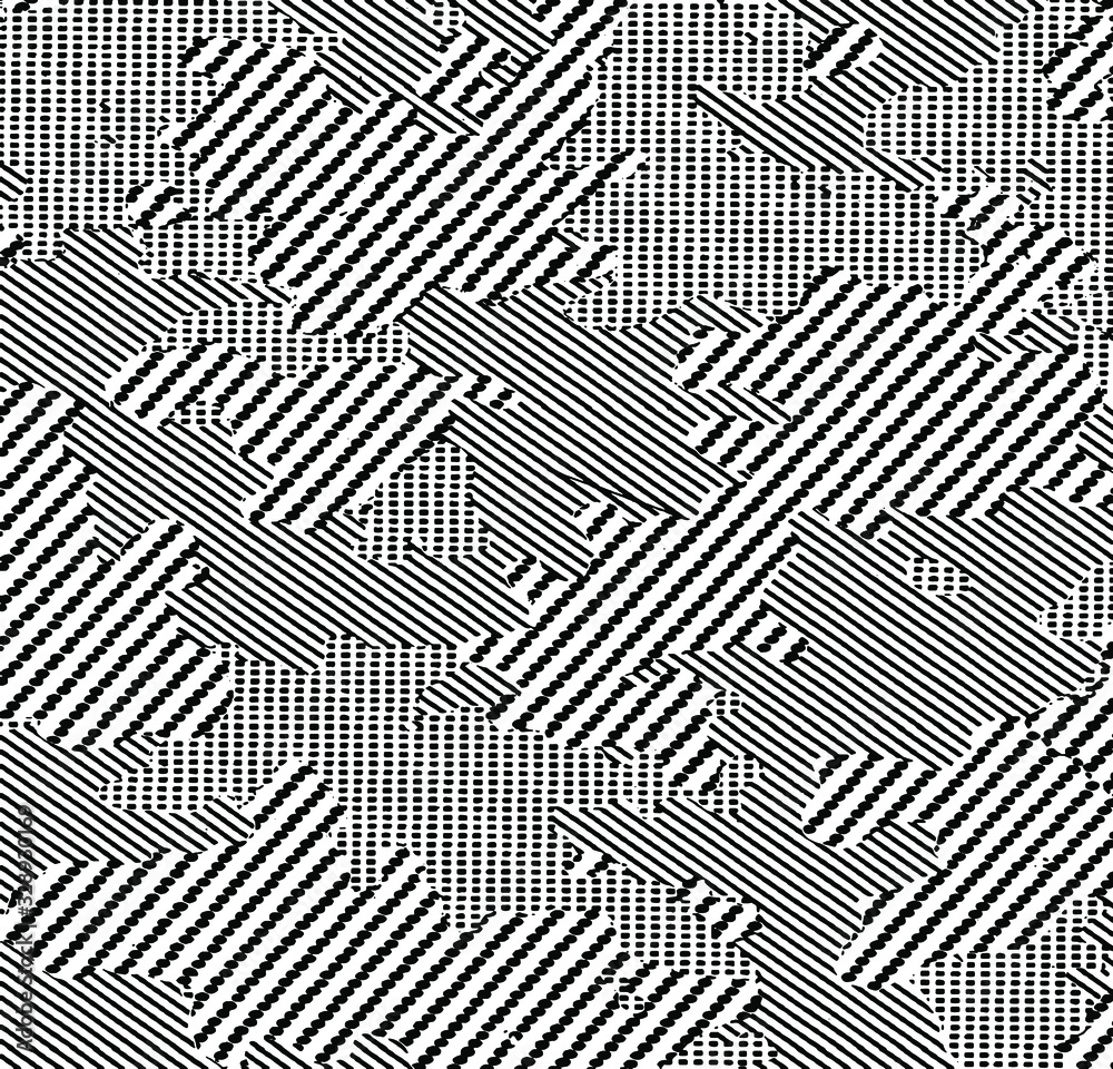 Halftone marble texture background.Abstract black and white dot art ...