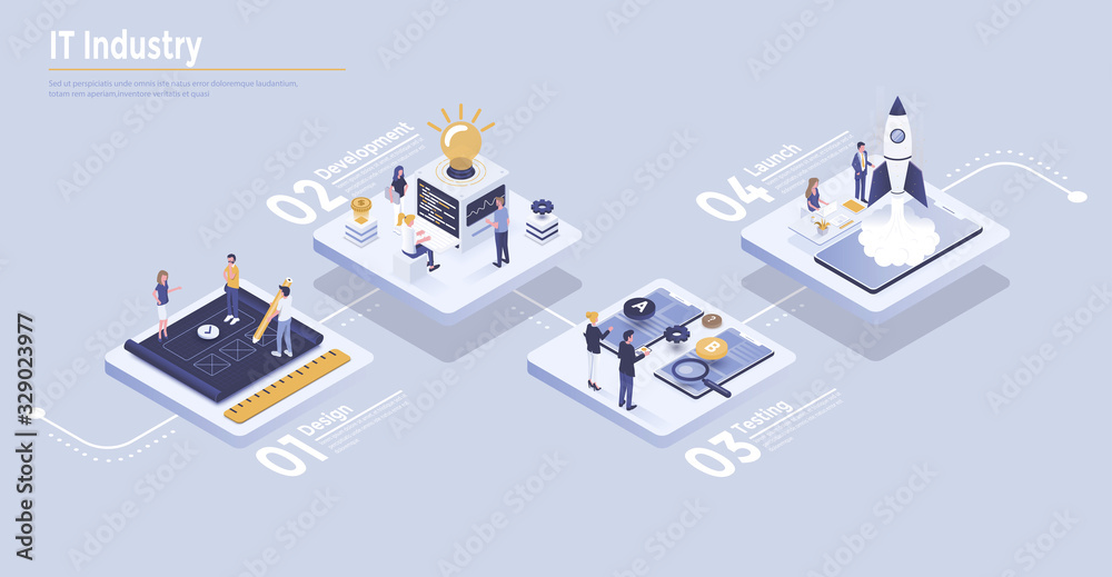 Modern Isometric Infographics design Stock Vector | Adobe Stock