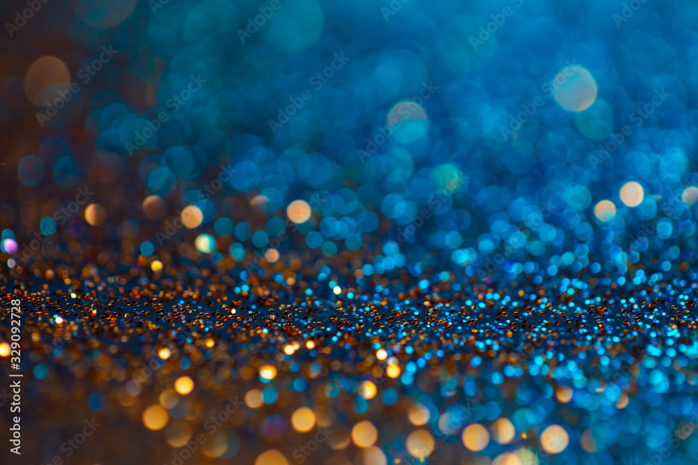 Festive twinkle glitters background, abstract glowing backdrop with ...