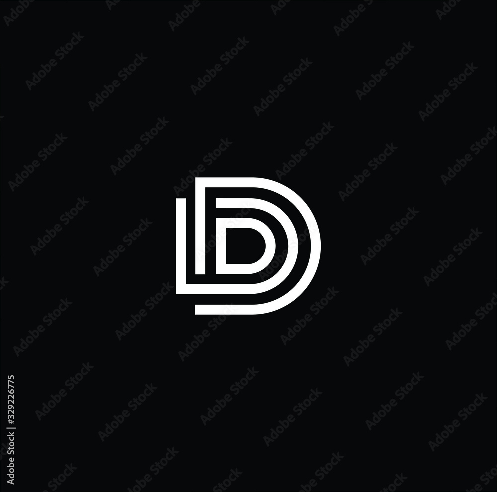 Minimal elegant monogram art logo. Outstanding professional trendy ...