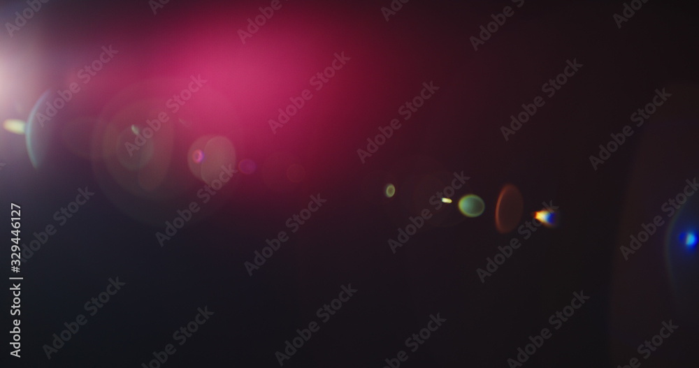 Light Leak Cine Lens 20mm Lens Flares for Film and Movie. Bright Lens ...