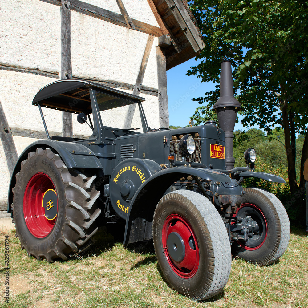 Lanz Bulldog Oldtimer Stock Photo | Adobe Stock