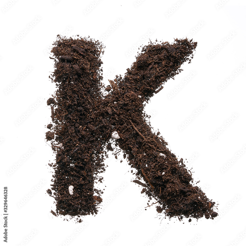 Letter of the English alphabet isolated on white background. Stencil ...