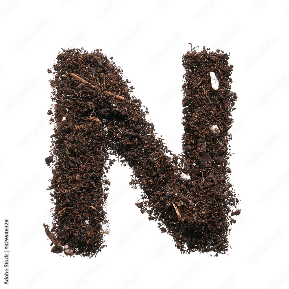 Letter of the English alphabet isolated on white background. Stencil ...