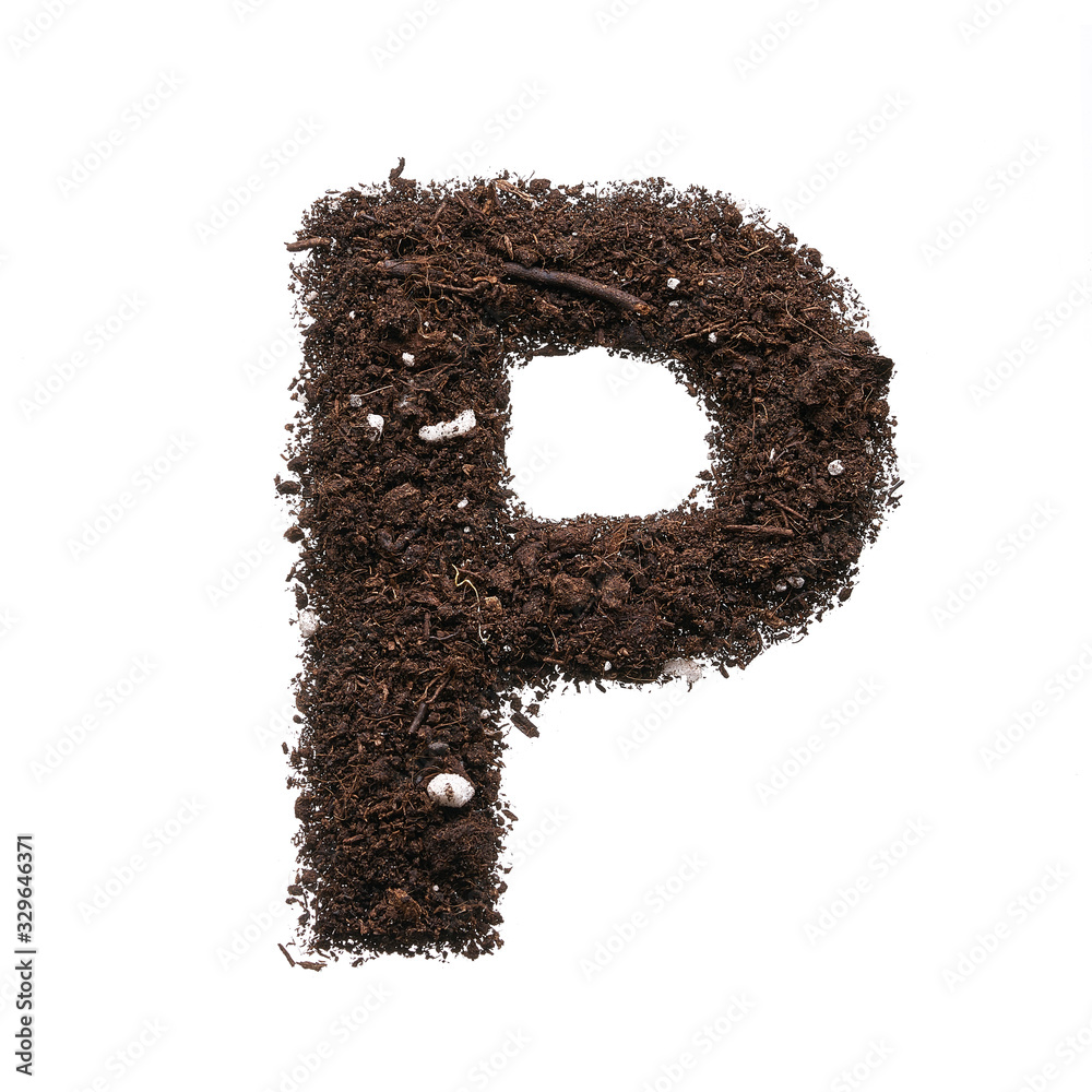 Letter of the English alphabet isolated on white background. Stencil ...