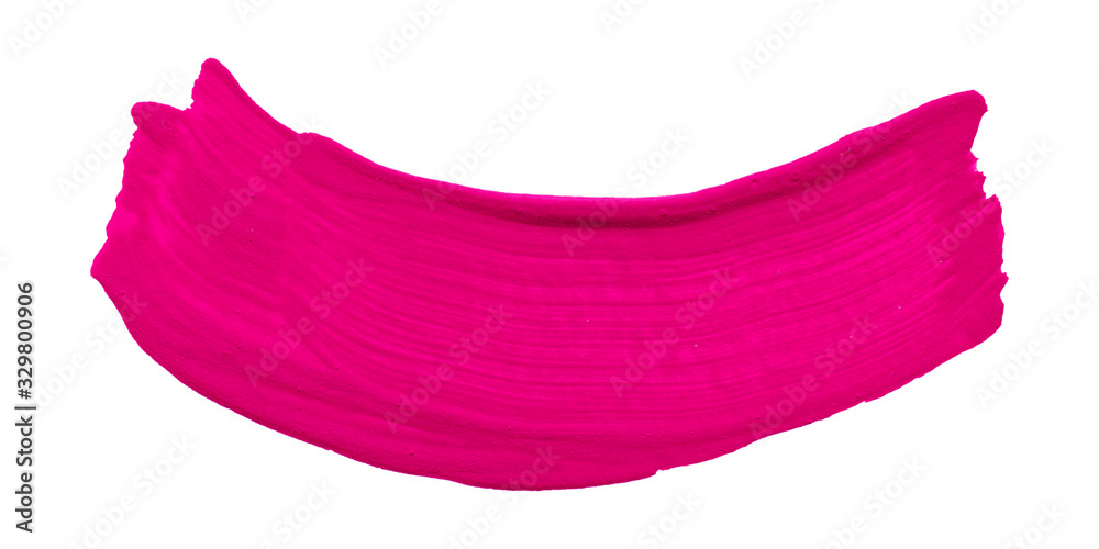 Vector pink paint texture isolated on white - acrylic banner for Your ...