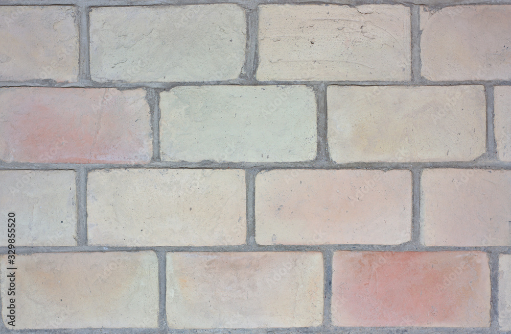 Foto de Stock muro o pared de ladrillo de adobe sentado con mortero de ...