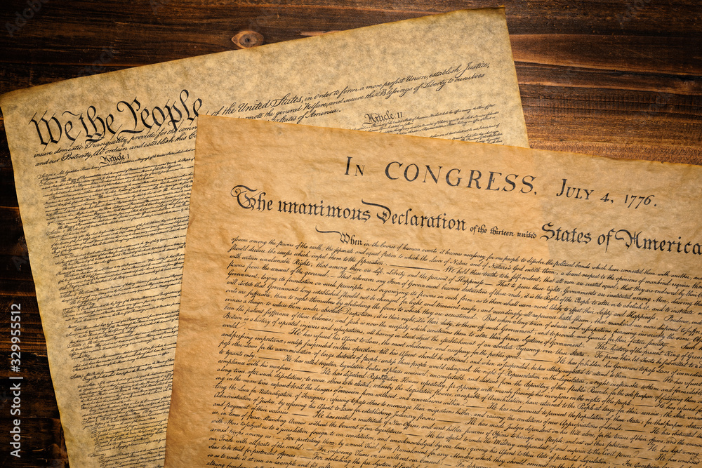 American founding documents. The constitution and Declaration of ...