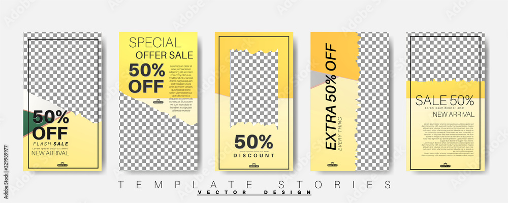 Story background template that can be edited. Vector background for ...