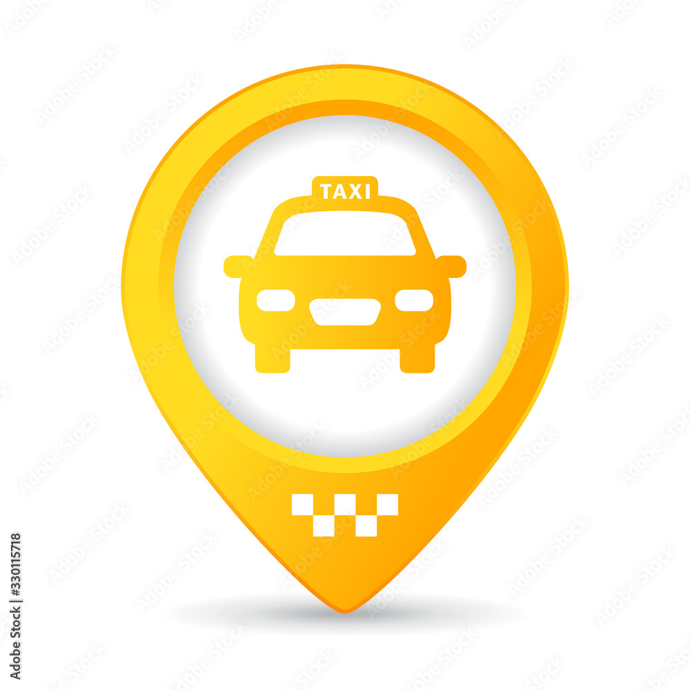 Vector de Stock Taxi hailing service vector icon | Adobe Stock