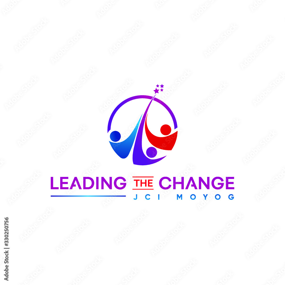 Abstract modern creative NGO logo design, Logo for inspirations Stock ...