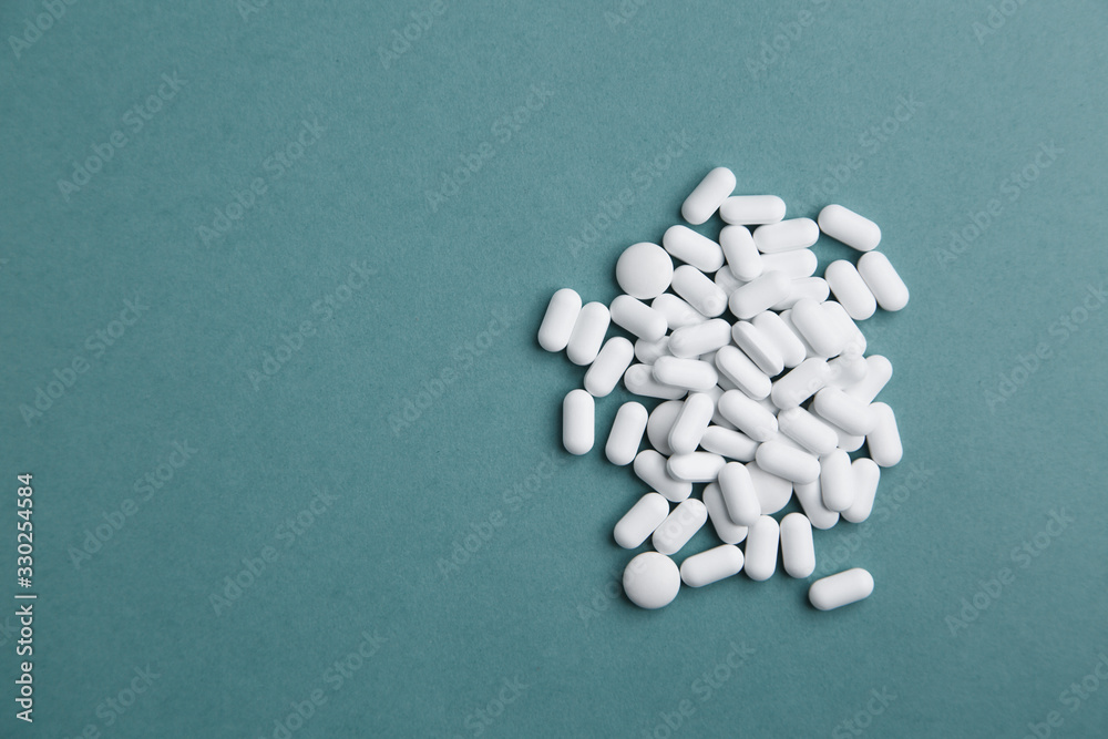 Virus protection and 2019-ncov. Layout of Flatley tablets. A pile of ...