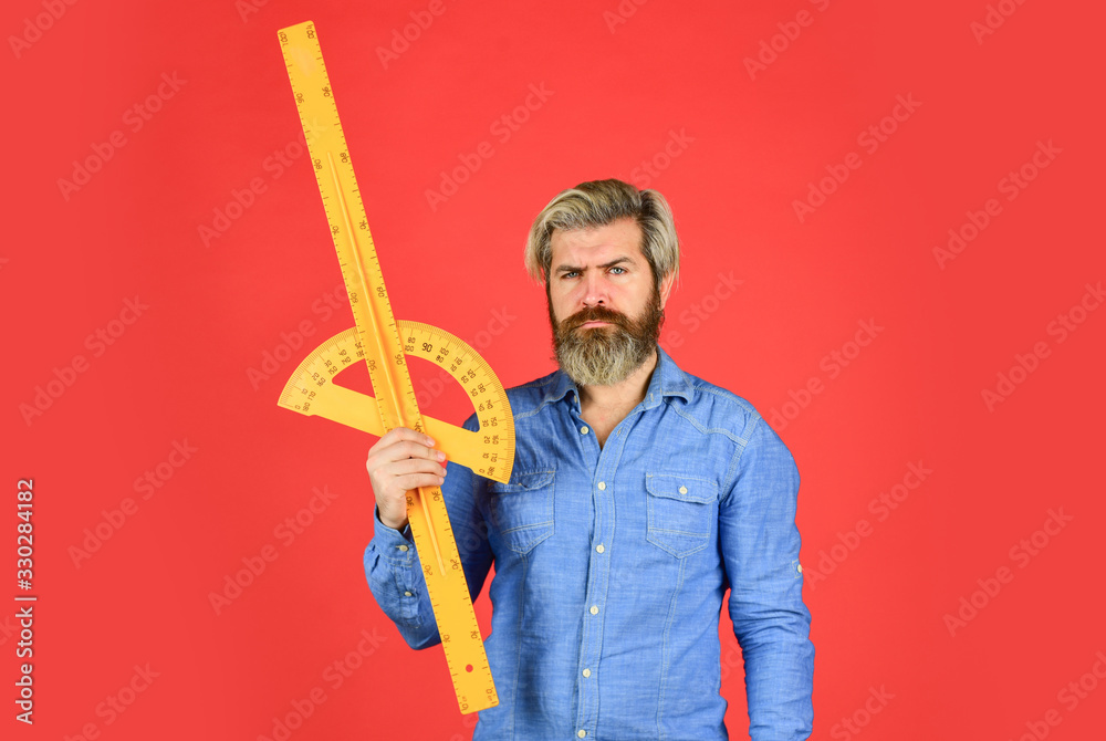 Geometry set. draw and measure. back to school. favorite subject and ...