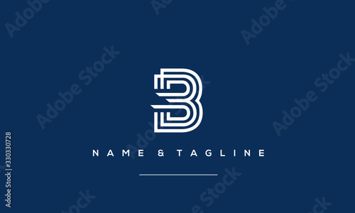 b symbol, b symbool, b logo, web, concept, idea, trendy, monogram ...