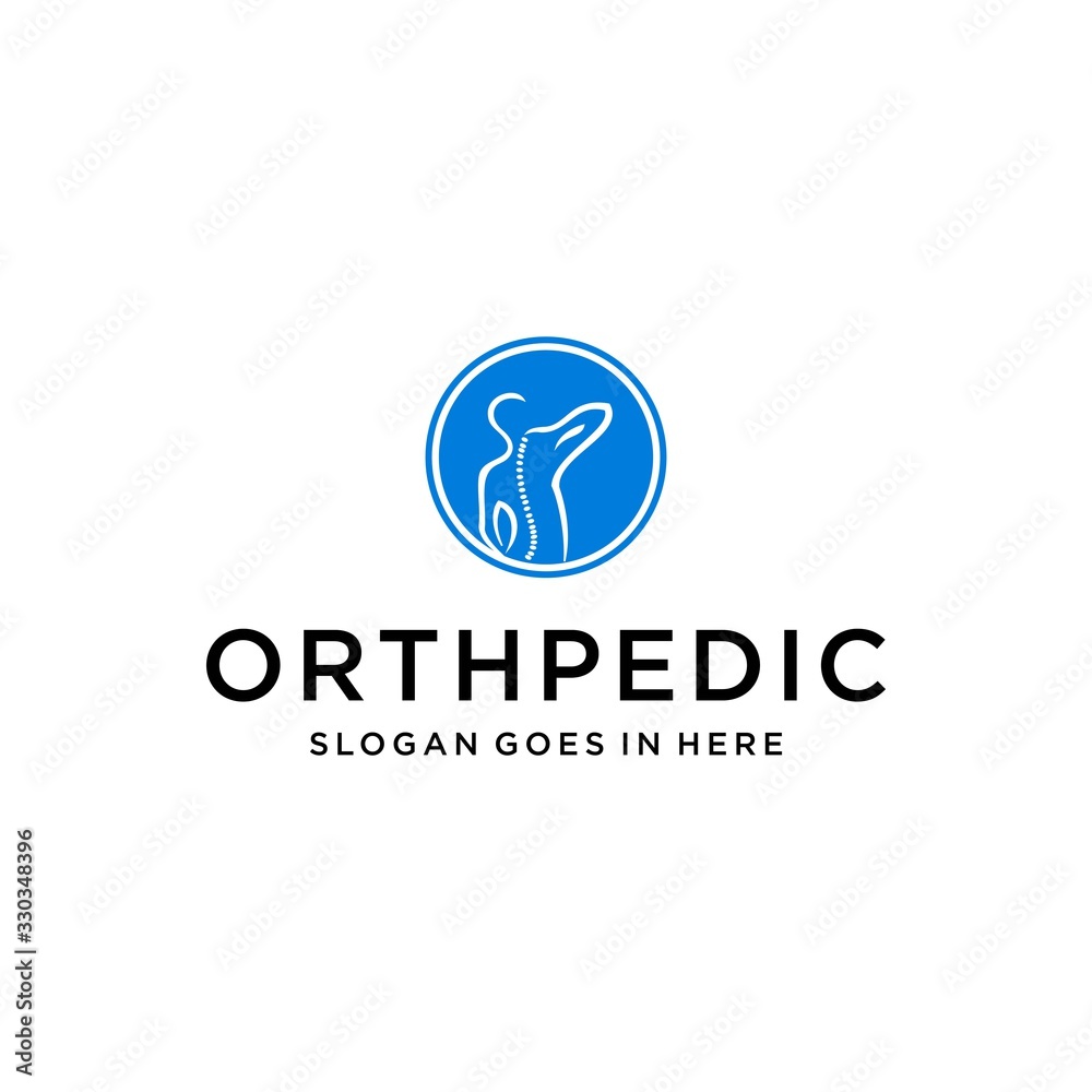 orthopedic surgery logo design vector Stock Vector | Adobe Stock