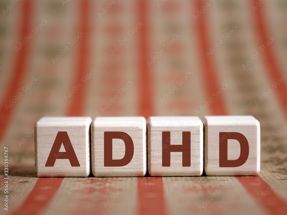 ADHD - medical concept. Attention deficit hyperactivity disorder ...