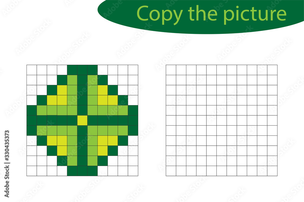 Copy the picture, pixel art, mandala cartoon, drawing skills training ...