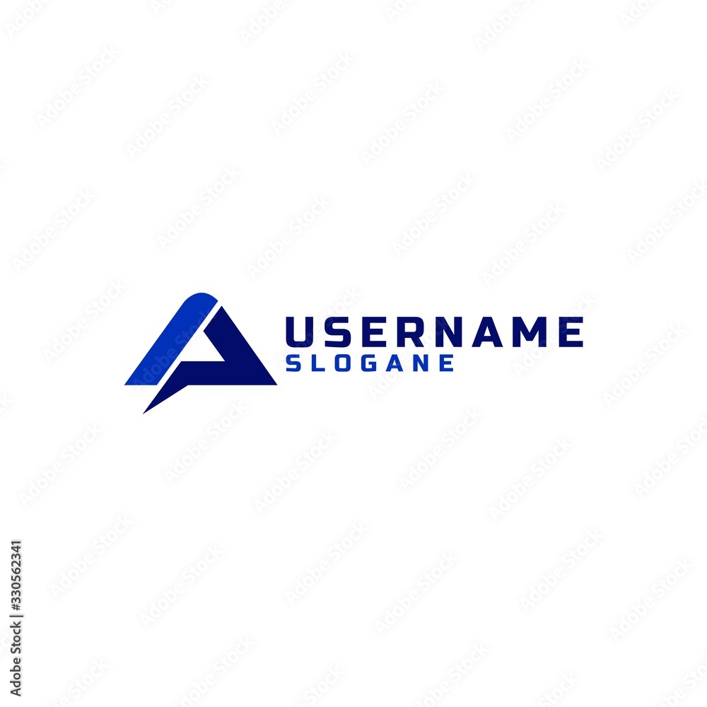 letter a and p logo design vector Stock Vector | Adobe Stock