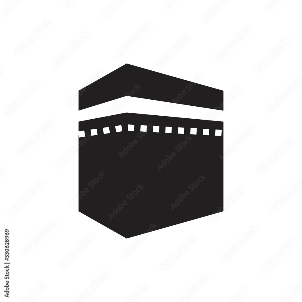 kaaba icon template black color editable. kaaba icon symbol Flat vector ...