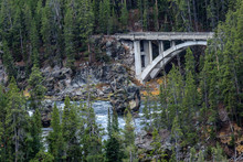 Bridge In Yellowstone Free Stock Photo - Public Domain Pictures