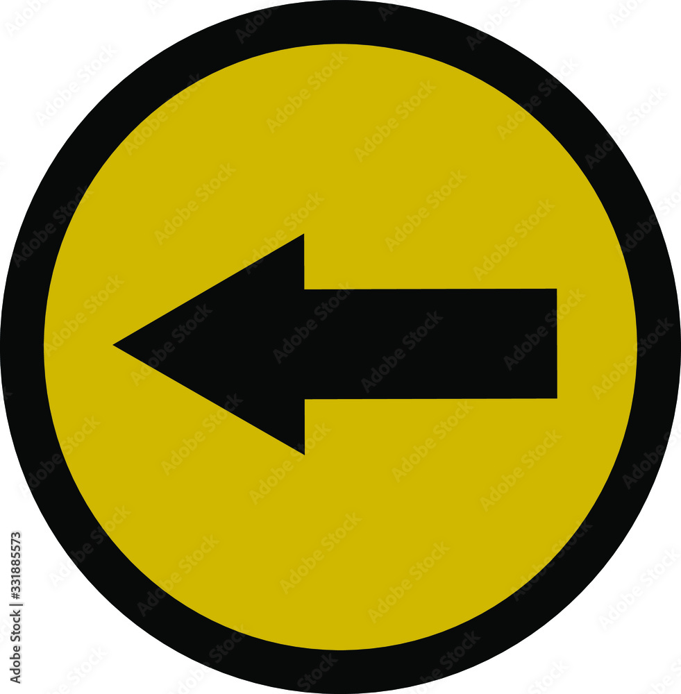 Black arrow with gold metallic circle vector illustration button icon ...