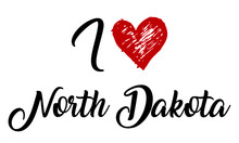 I Love North Dakota Poster Free Stock Photo - Public Domain Pictures