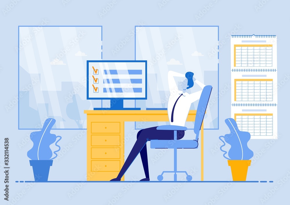 Vetor Flyer Elimination Urgent and Unimportant Tasks. Office Employee ...