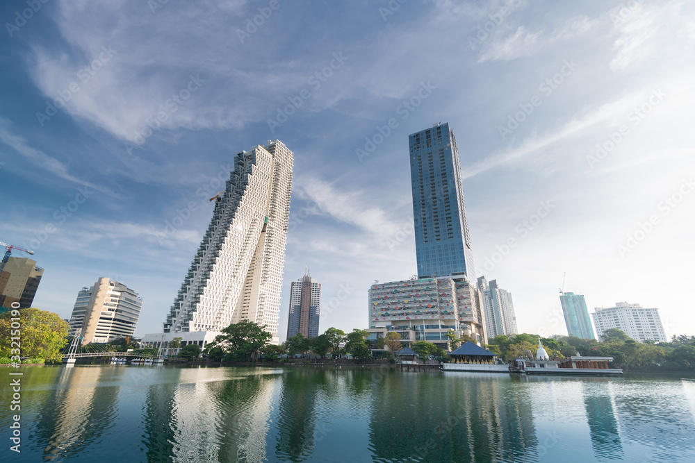 Beautiful Colombo city buildings and skyline in Sri Lanka Stock Photo ...