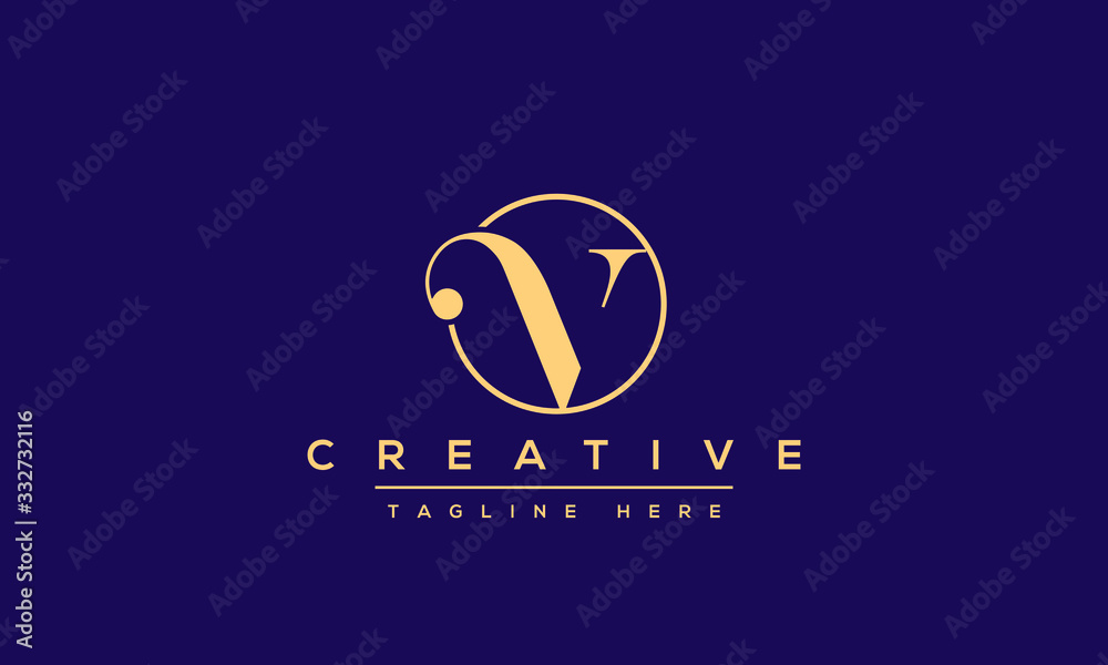 Modern creative V Logo Design and template. V VV icon initials based ...