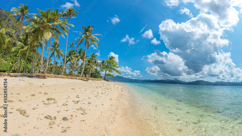Coastal Scenery of El Nido, Palawan Island, The Philippines, a Popular ...