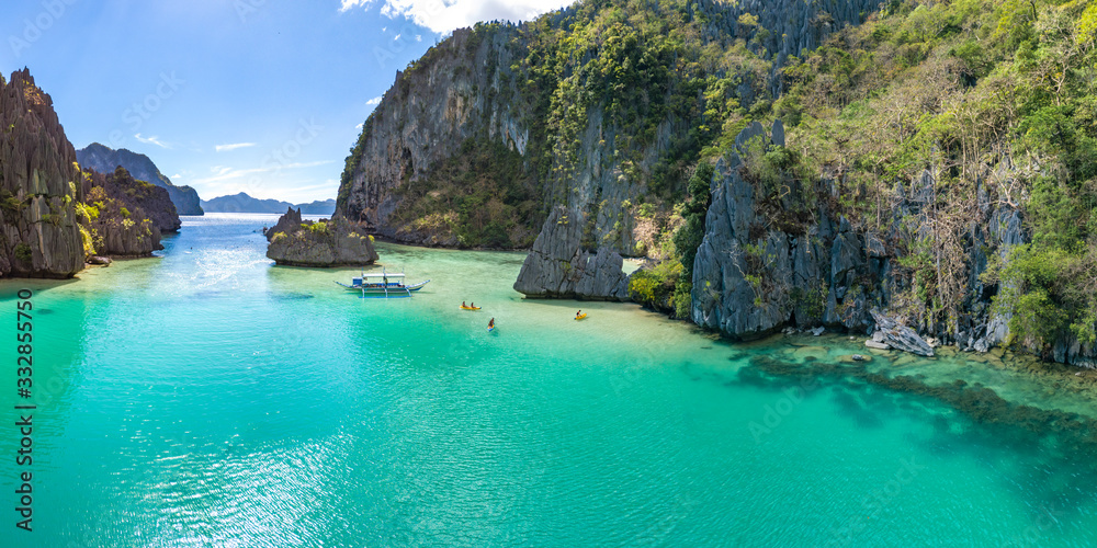 Coastal Scenery of El Nido, Palawan Island, The Philippines, a Popular ...
