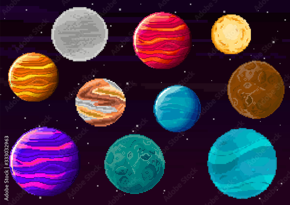 8 bit planet
